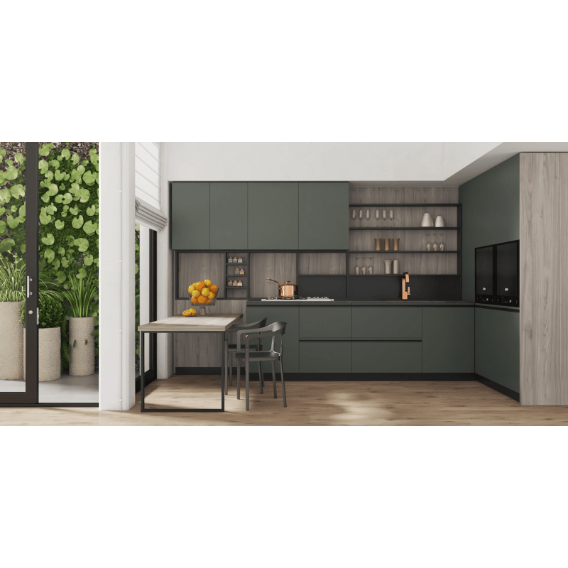 MDF Lakovaná doska Zénit Verde Salvia SM SUPER MAT / 2750 x 1220 mm ...