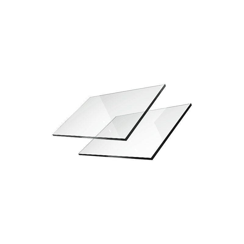 Kalené číre sklo 6 mm s leštenou hranou / na mieru