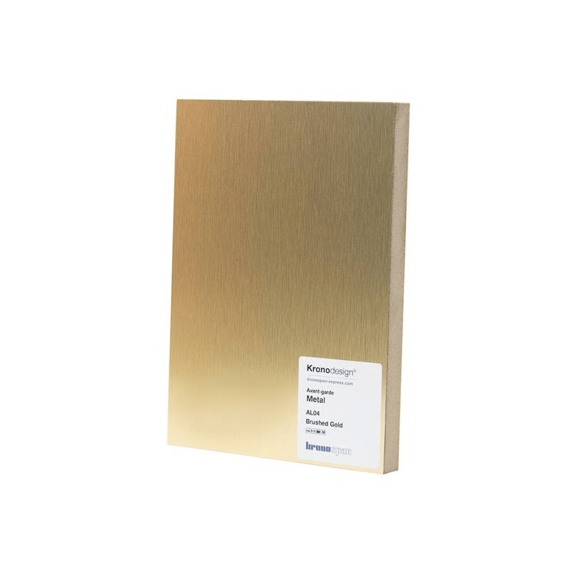 MDF doska KRONOSPAN s kovo laminátom Zlatá brúsená AL04/6055 Hrúbka ...