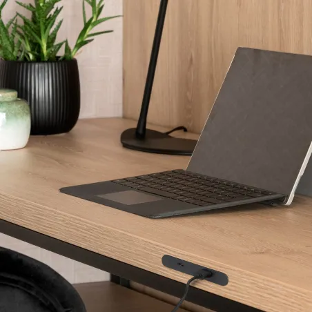 Nabíjací modul do nábytku LINKY USB A+C / Čierna matná