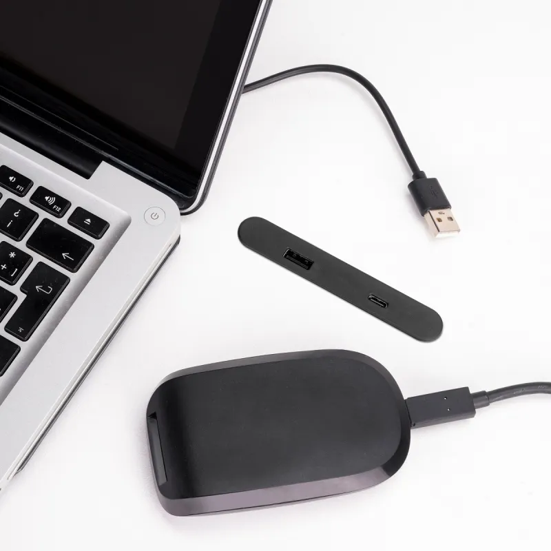 Nabíjací modul do nábytku LINKY USB A+C / Čierna matná