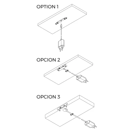 Nabíjací modul do nábytku LINKY USB A+C / Čierna matná